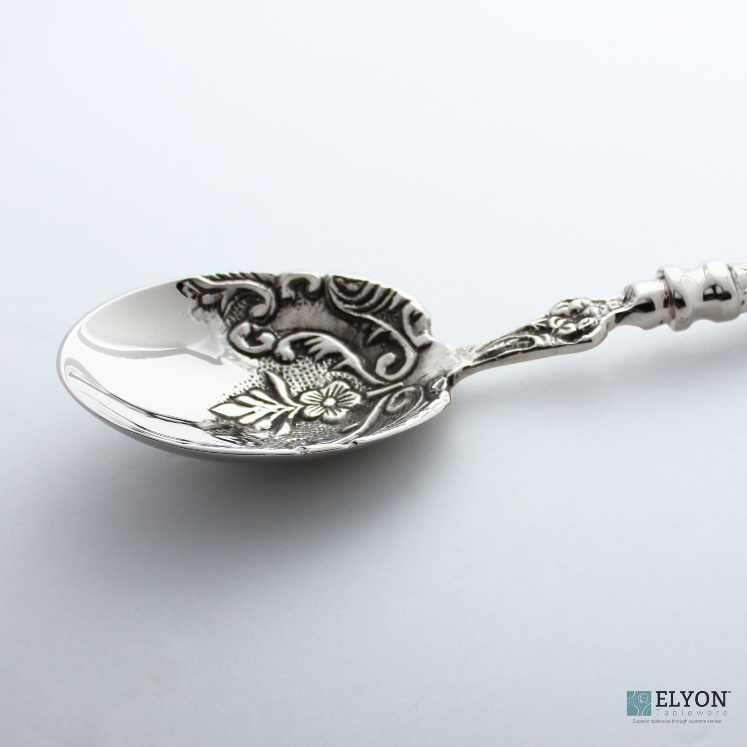 Godinger Baron Nickel Plated Serving Set, 3 Piece Set. Elyon Tableware ...