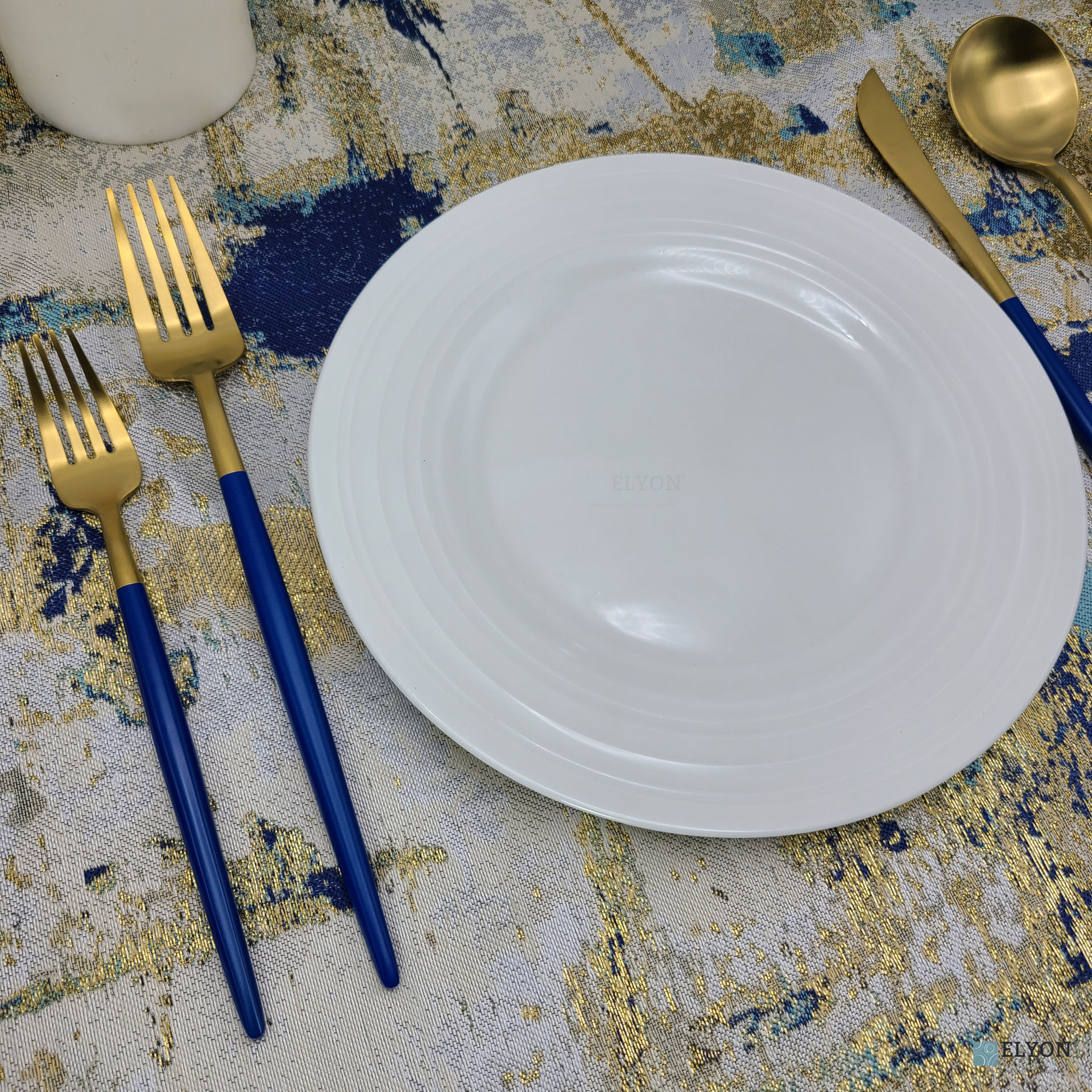 Blue modern Silverware & Flatware- Elyon. Elyon Tableware - Your Shop ...