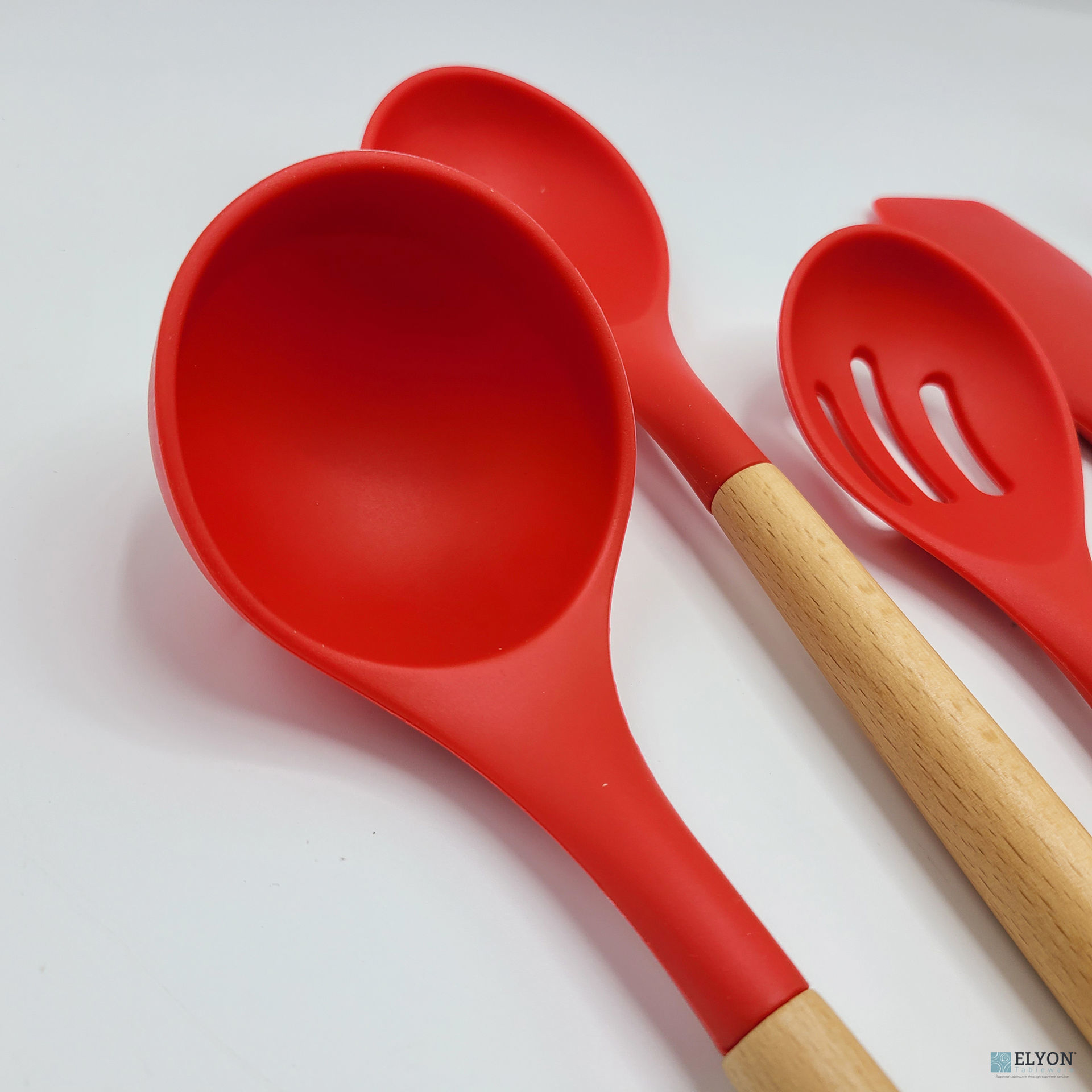 Elyon Best Modern 9-piece-silicon-kitchen-cooking-utensils-set-Red ...