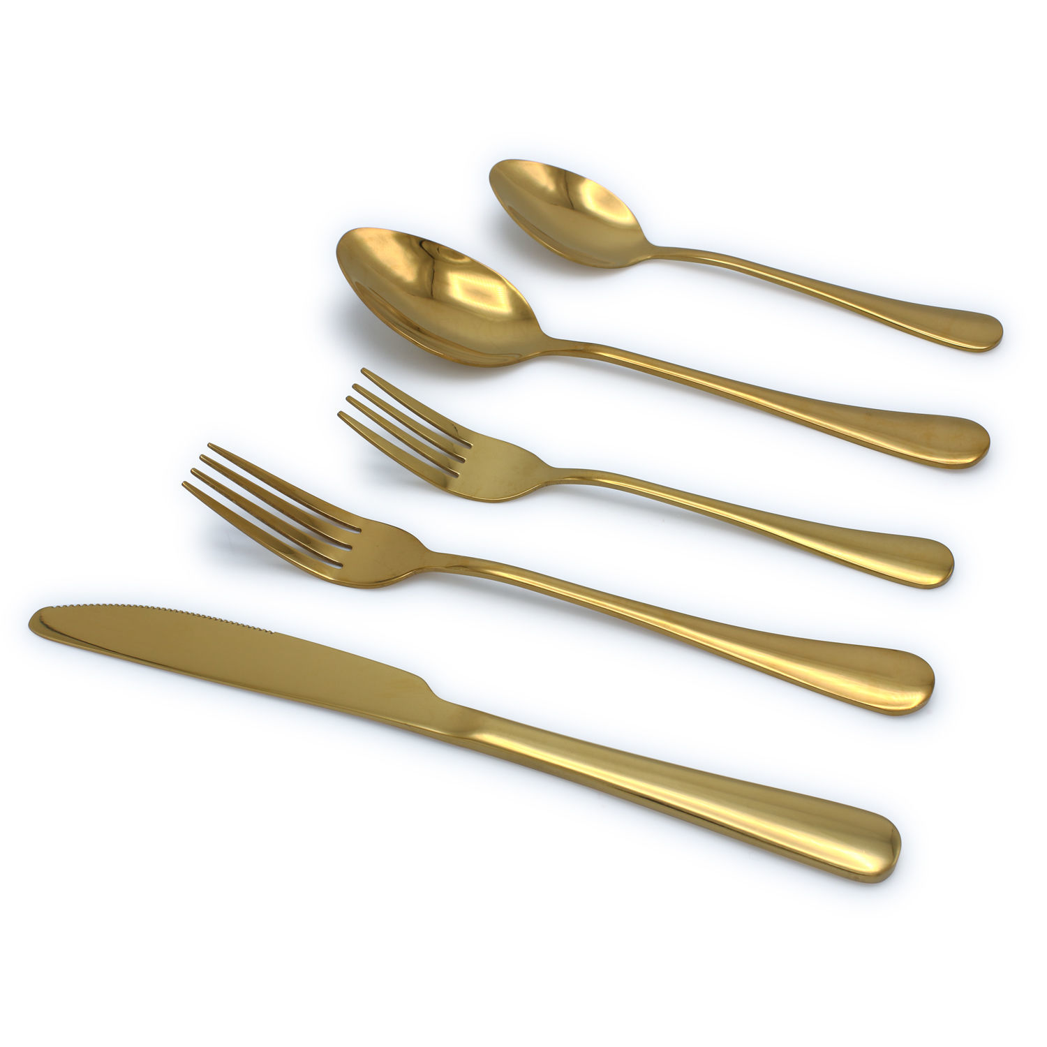 Best gold Flatware and Silverware sets-Elyon. Elyon Tableware - Your ...