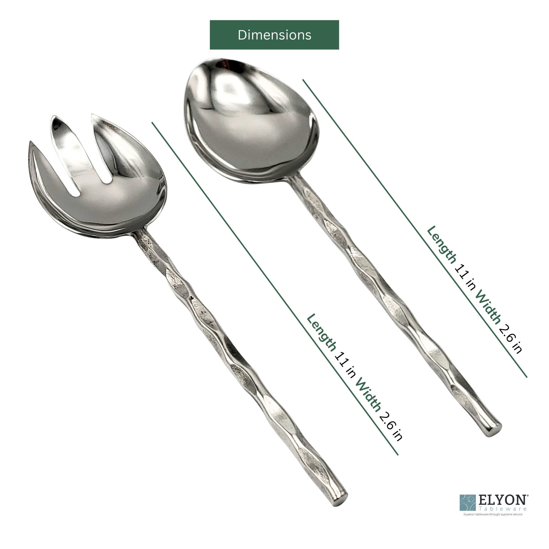 Best Modern hand forged Flatware and Silverware sets. Elyon Tableware ...