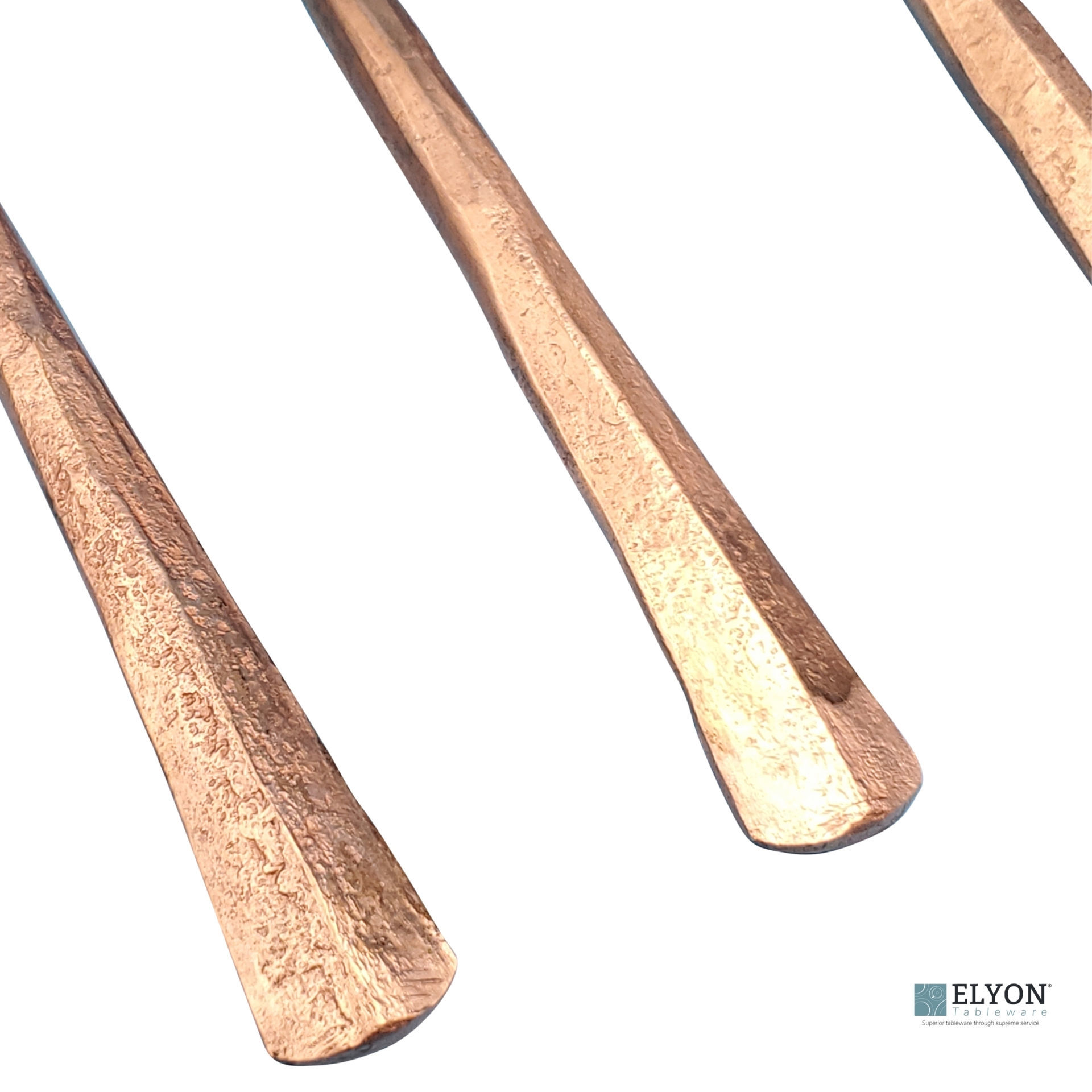 Best Modern Hand forged Flatware and Silverware sets. Elyon Tableware ...