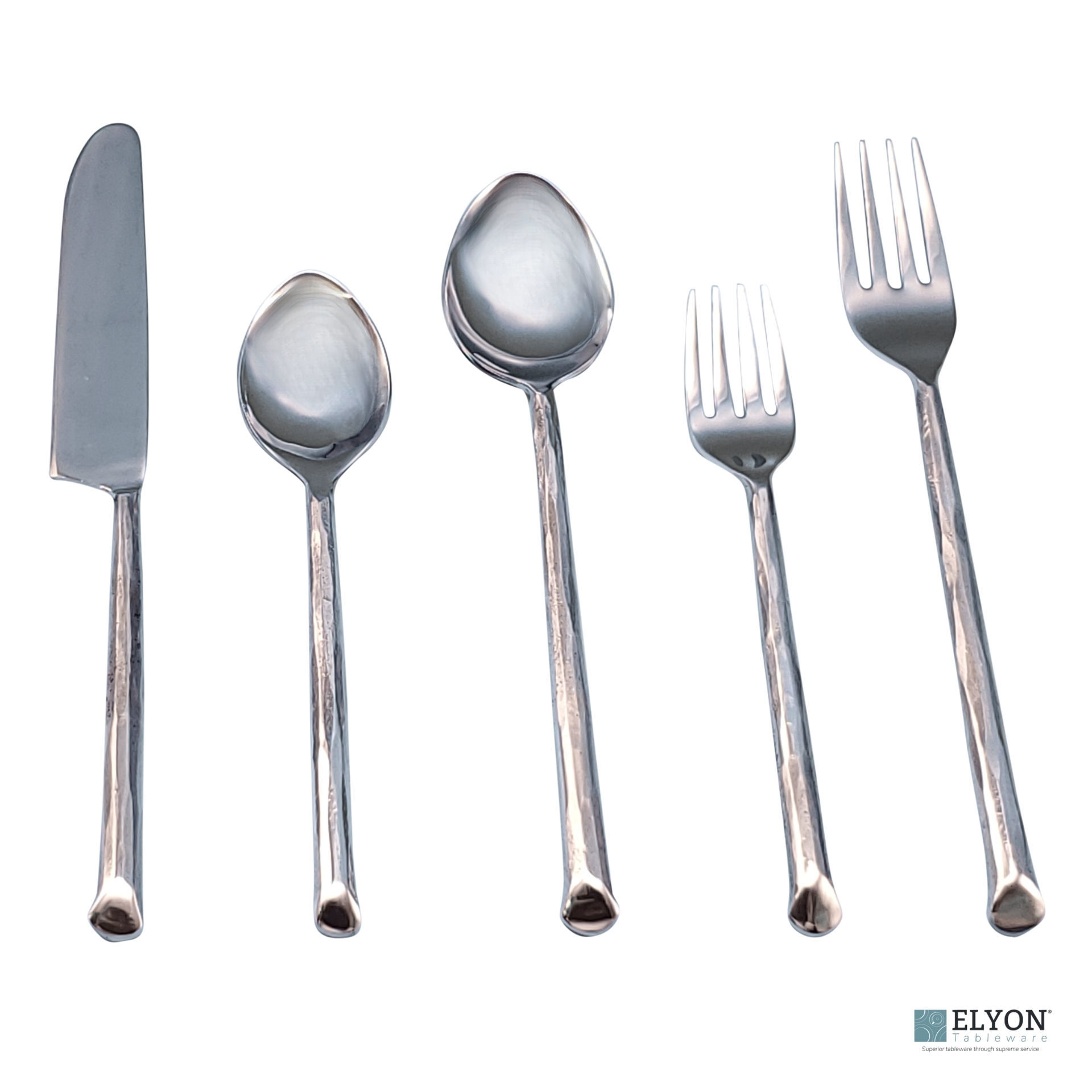 Best Modern hand forged Flatware and Silverware sets. Elyon Tableware ...