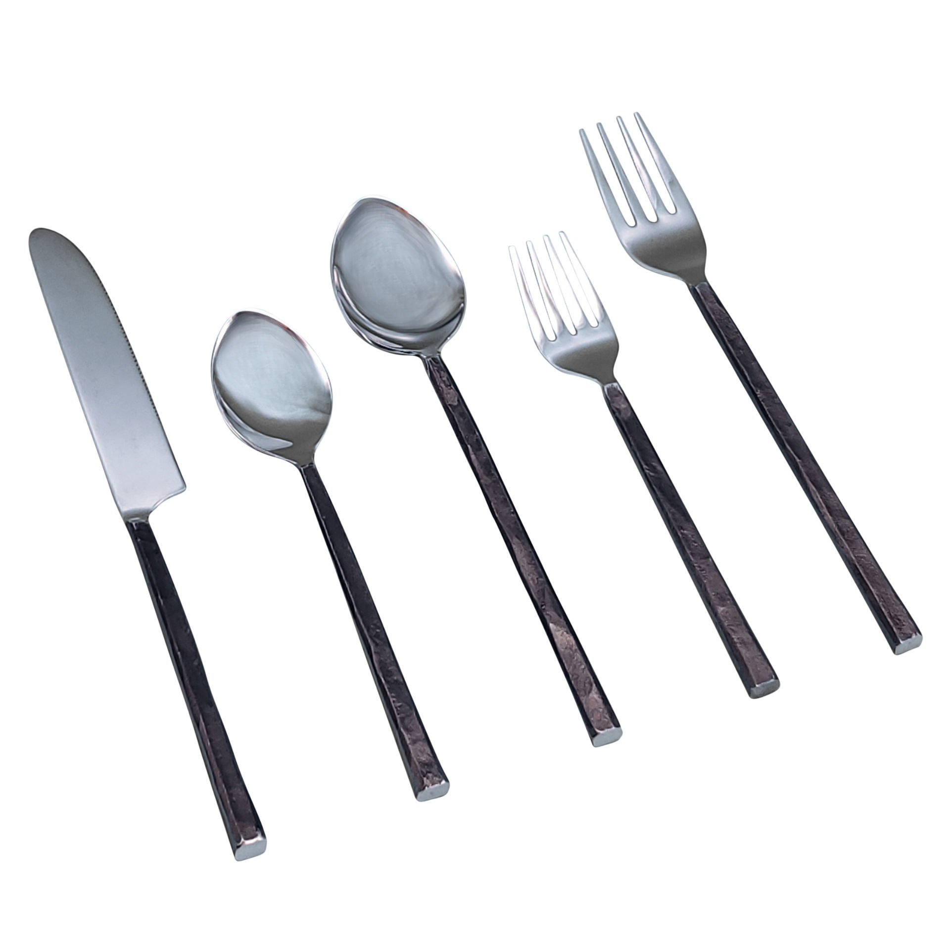 Best Modern Silver Hand foeged Flatware and Silverware sets. Elyon ...