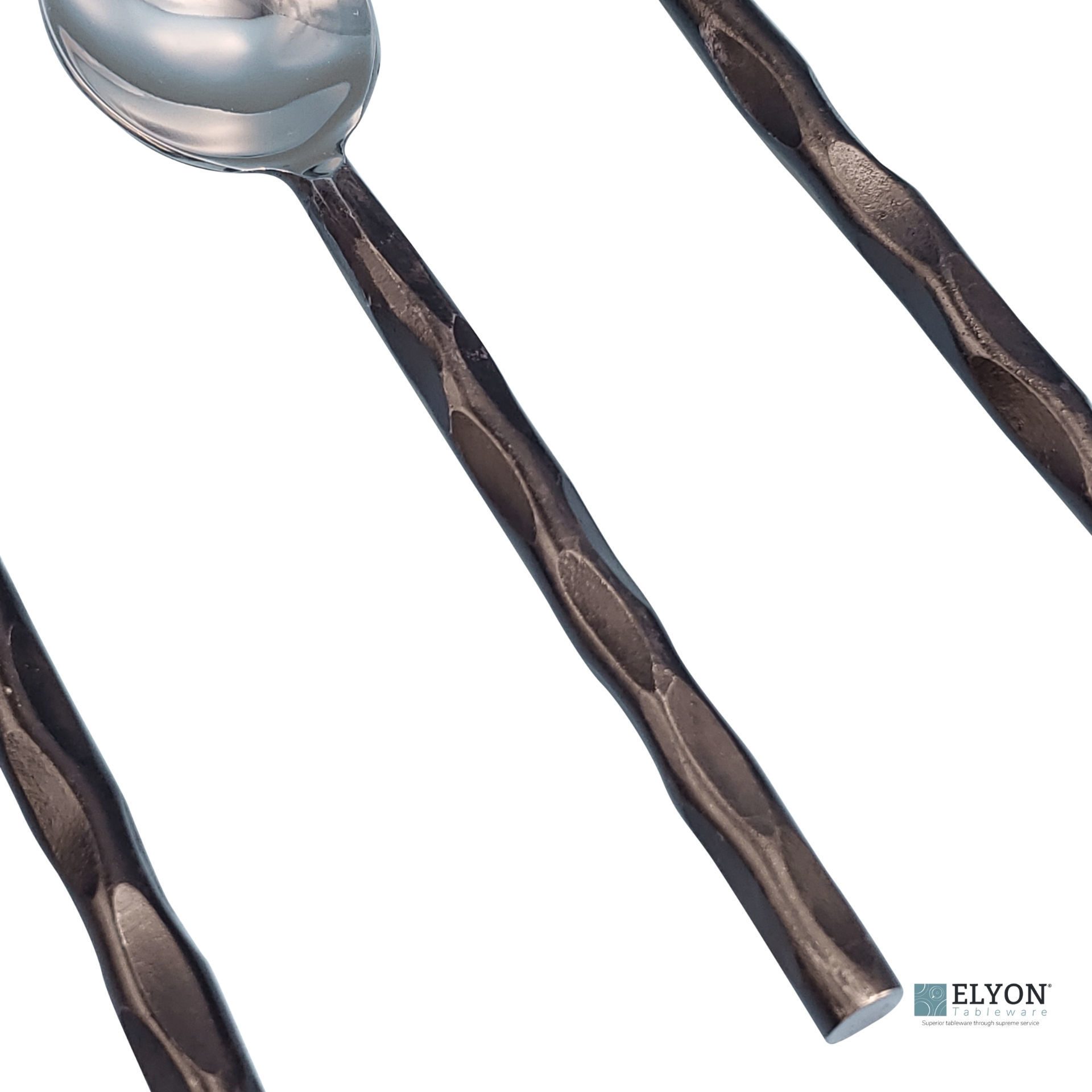 Best Modern hand forged Flatware and Silverware sets. Elyon Tableware ...