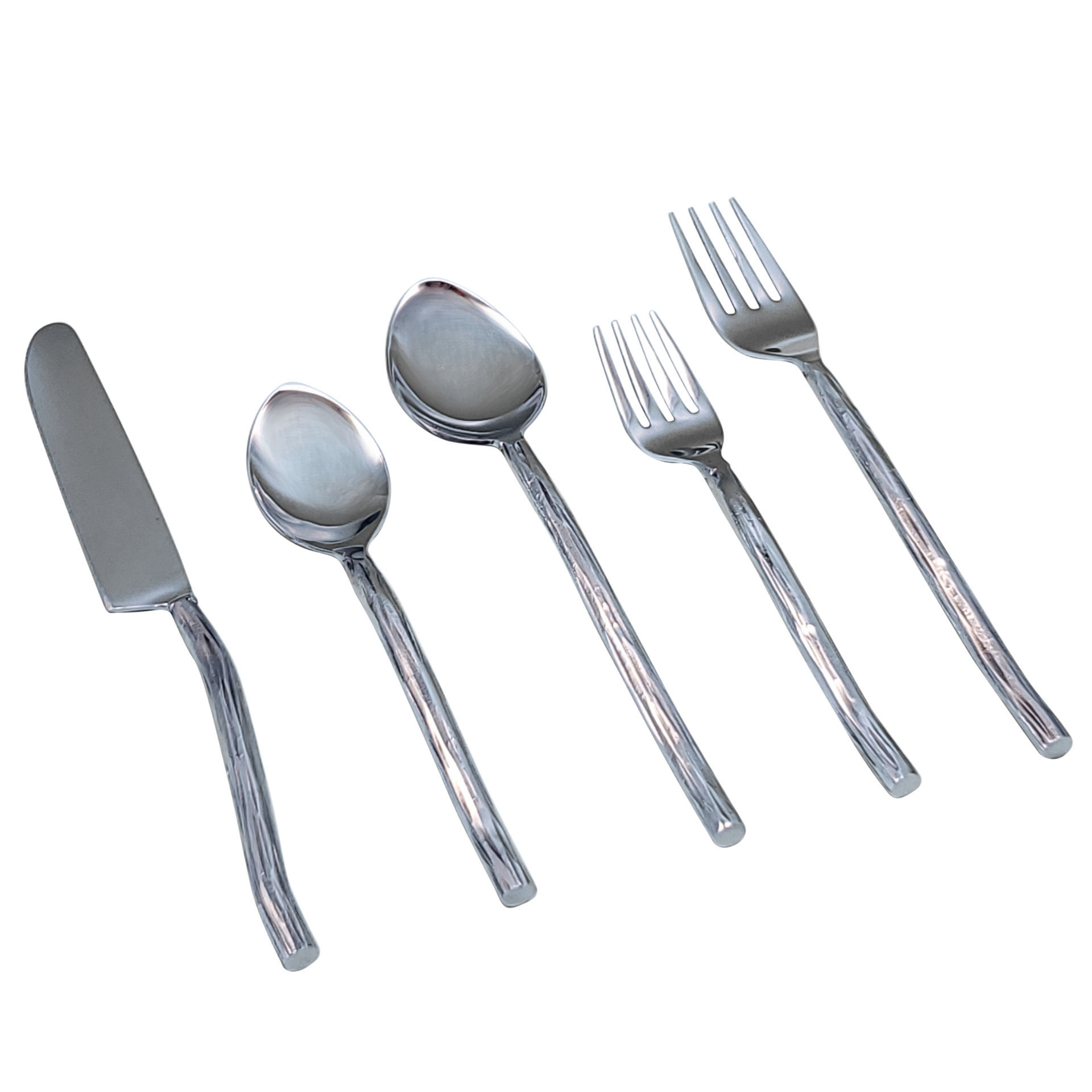 Best Modern hand forged Flatware and Silverware sets. Elyon Tableware ...