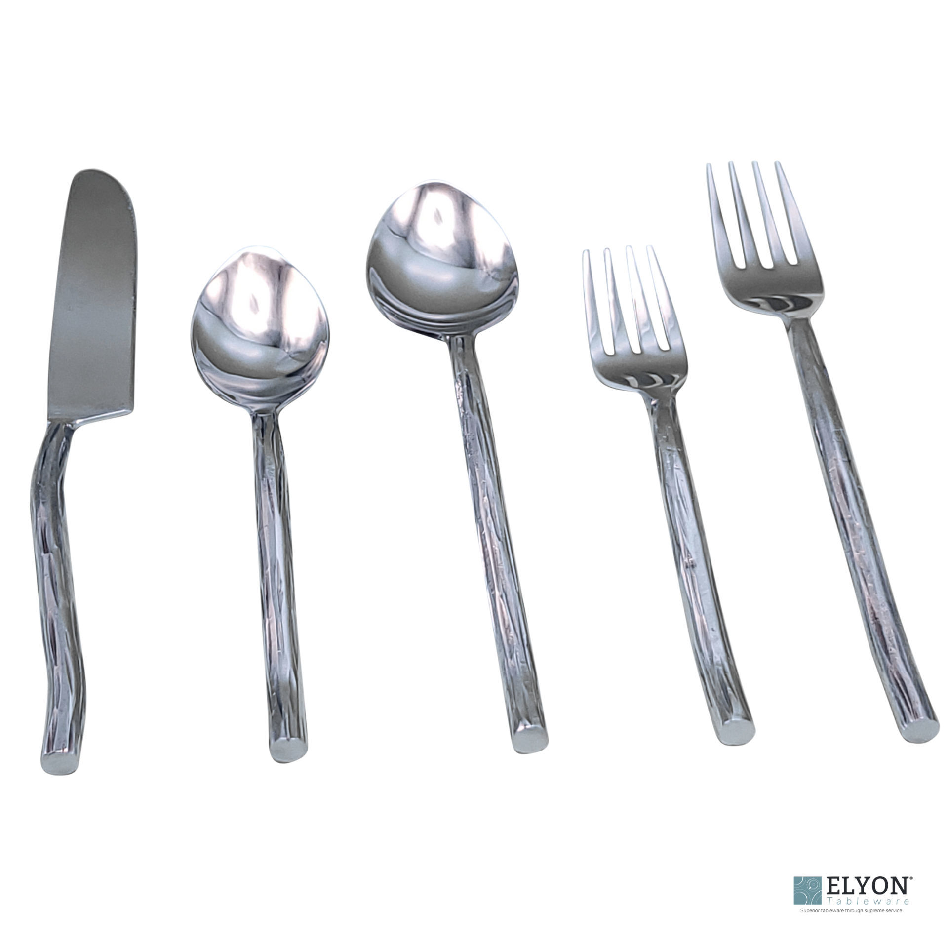 Best Modern hand forged Flatware and Silverware sets. Elyon Tableware ...