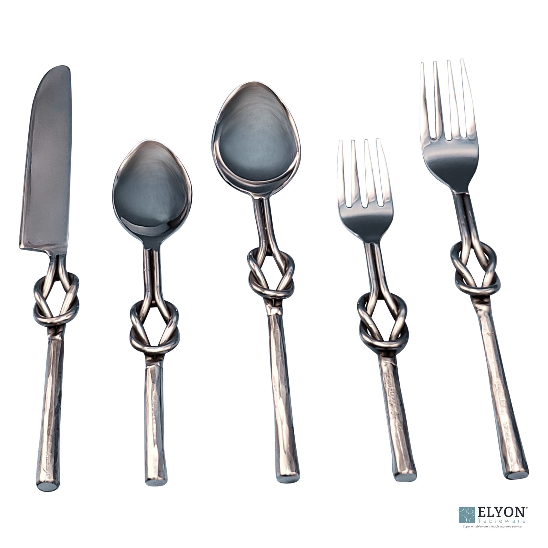 Best Modern hand forged Flatware and Silverware sets. Elyon Tableware ...