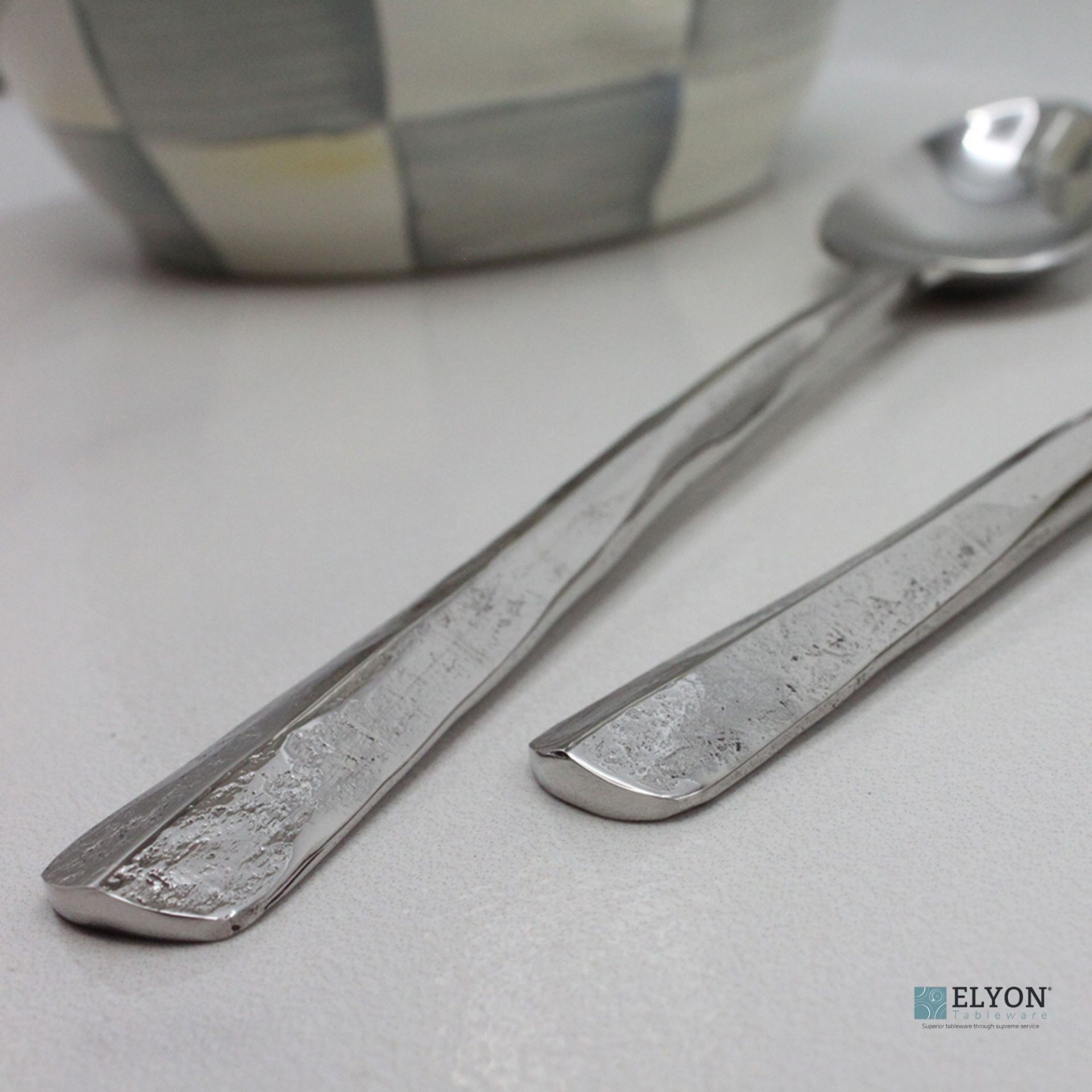 Best Modern Hand forged Flatware and Silverware sets. Elyon Tableware ...